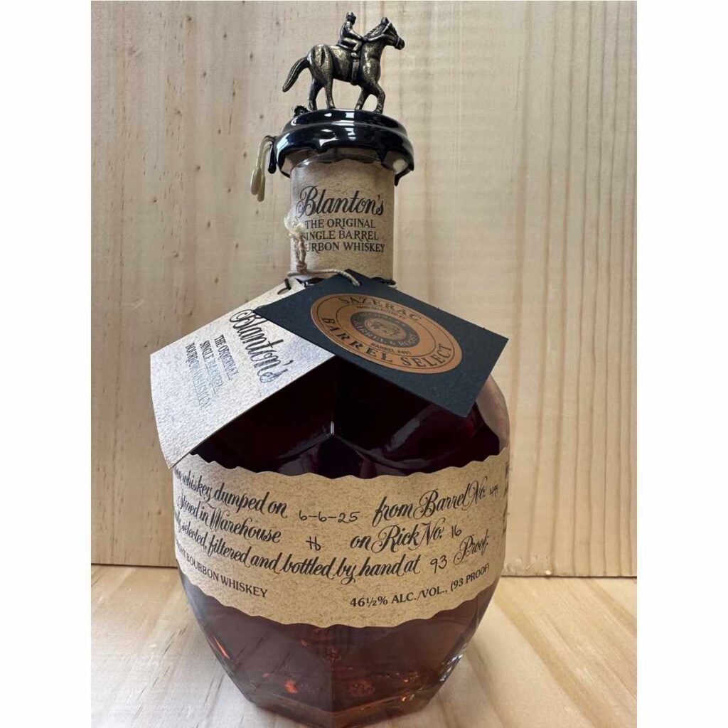 Blanton's Nicholas Single Barrel Kentucky Straight Bourbon #1 ...