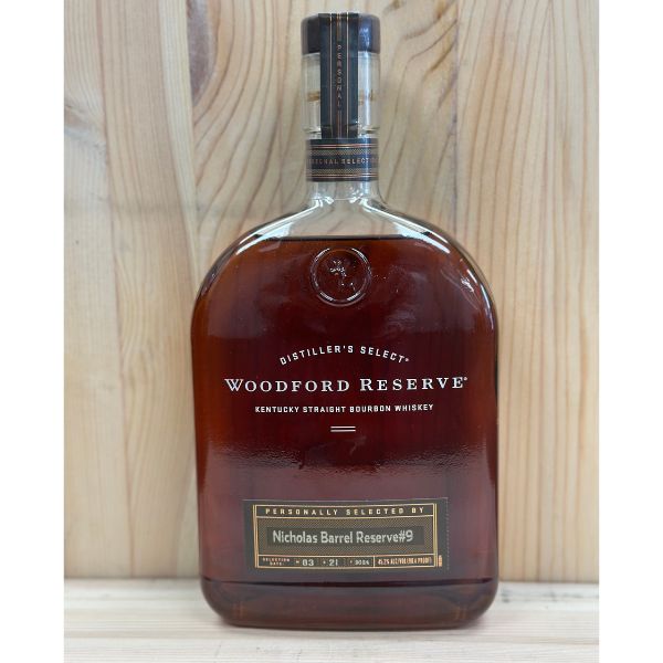 Woodford Reserve Nicholas Barrel Select Bourbon Whiskey #9 (1 Liter ...