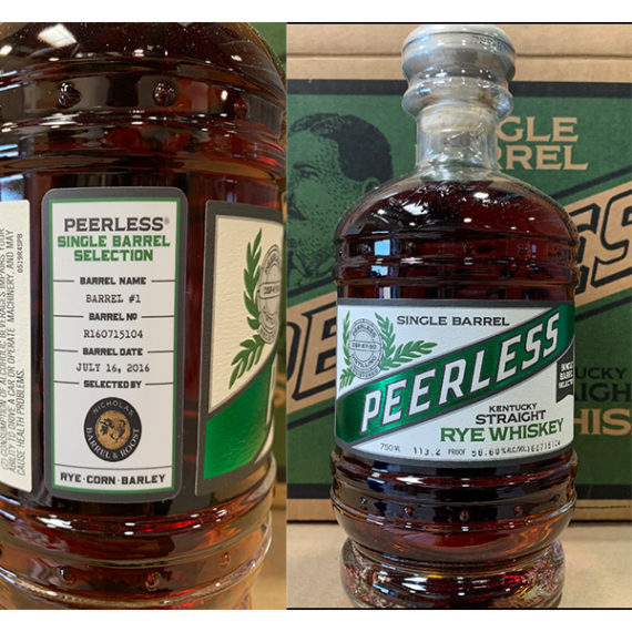 Peerless Single Barrel Nicholas Selection Rye Whiskey - Nicholas Wines