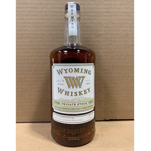 Wyoming Whiskey Private Stock Nicholas Single Barrel Reserve Bourbon ...
